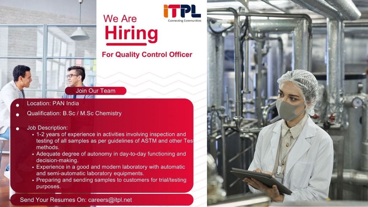 ITPL Hiring Quality Control Officer