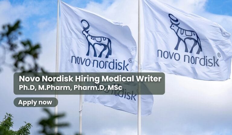 Novo Nordisk Hiring Medical Writer
