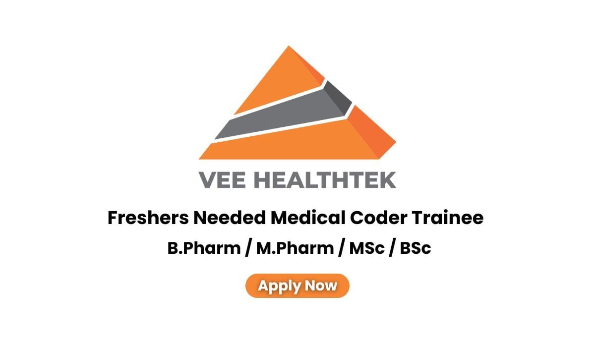 Freshers Hiring Medical Coder In Vee Healthtek