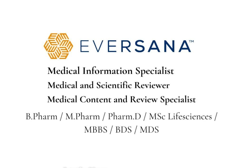 Job Openings at EVERSANA for Medical Information & Review Roles